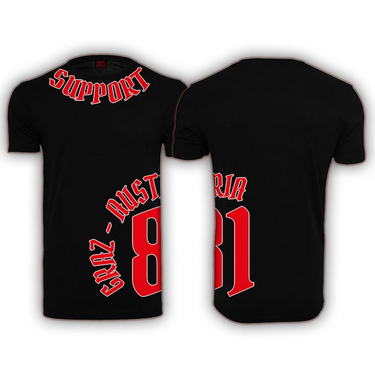 Side Support 81 - Shirt - Offizieller Support 81 Graz Shop